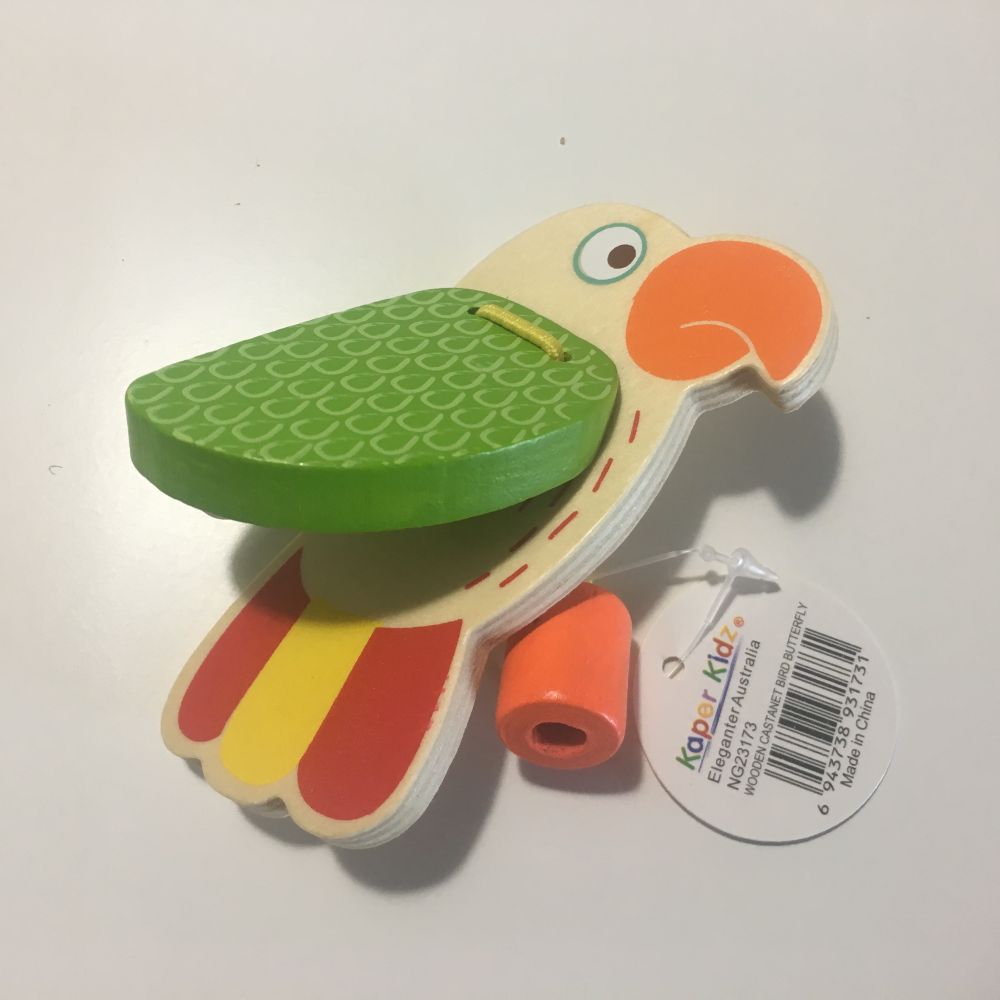 Flappy Friends Wooden Castanets - Music Beat Australia